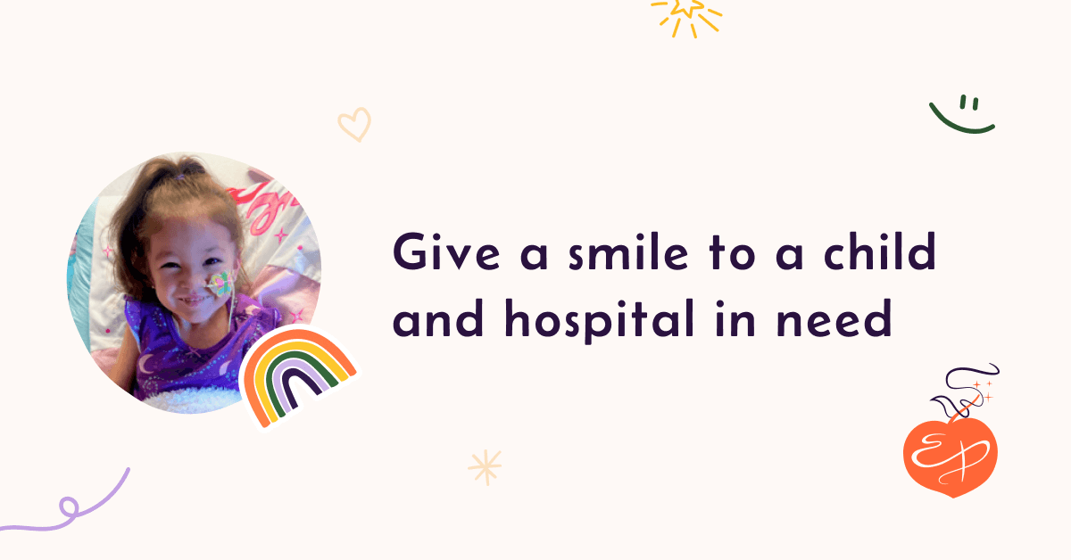 Give a smile to a child and hospital in need